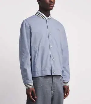 MAISON MARGIELA Cotton Numeric Print Bomber Jacket
