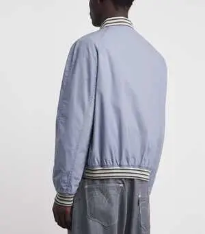MAISON MARGIELA Cotton Numeric Print Bomber Jacket