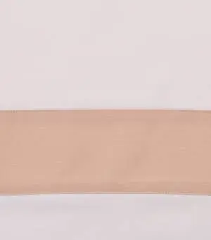 Frette Cotton Breeze Border Oxford Pillowcase - Pink