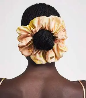Sandro Floral Scrunchie - Pink