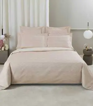 Frette Stardust Jacquard Oxford Pillowcase - Pink