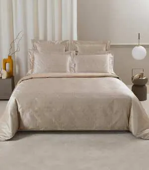 Frette Silk Luxury Sway Oxford Pillowcase - Beige