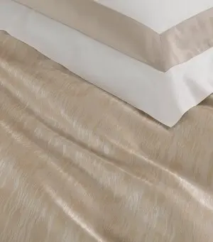 Frette Silk Luxury Sway Square Pillowcase - Beige