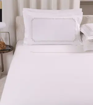 Frette Cotton Layering Embroidery King Sheet Set