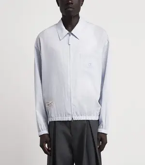 WOOYOUNGMI Stripe Zip-up Shirt