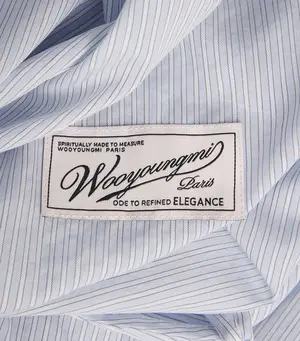 WOOYOUNGMI Stripe Zip-up Shirt