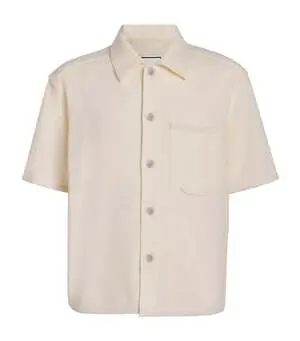WOOYOUNGMI Seersucker Short-sleeve Shirt - White