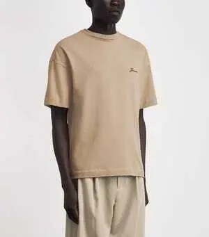 Jacquemus Cotton Embroidered Brodero T-shirt - Beige