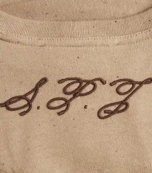 Jacquemus Cotton Embroidered Brodero T-shirt - Beige