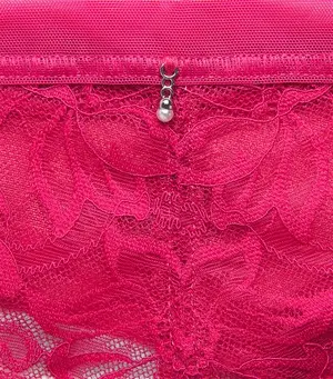 Wacoal Lace-trim Abéllia Tanga - Pink