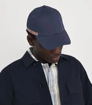 Paul Smith Signature Stripe Baseball Cap - Navy
