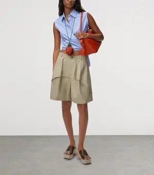 Loewe X Paula's Ibiza Striped Sleeveless Shirt - Blue