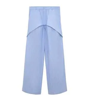 Women's Asymmetrical Stripe Pants