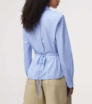 Loewe X Paula's Ibiza Striped Shirt - Blue