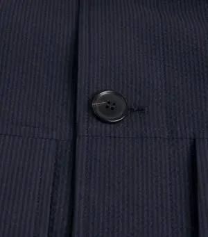 Paul Smith Seersucker Twin-pocket Overshirt - Blue