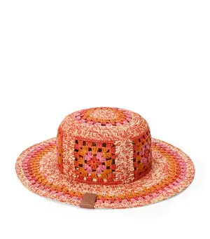Loewe X Paula's Ibiza Raffia Hat - Orange