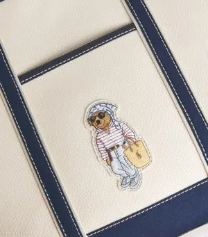 Polo Ralph Lauren Canvas Polo Bear Tote Bag