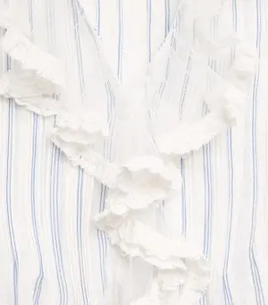 DÔEN Organic Cotton Henri Blouse - White