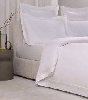 Frette Cotton Balance Lace Queen Duvet Cover - Ivory