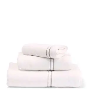 Frette Cotton Layering Embroidery Guest Towel