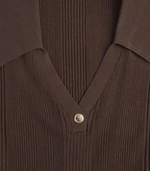 Sandro Knitted Polo Bodysuit