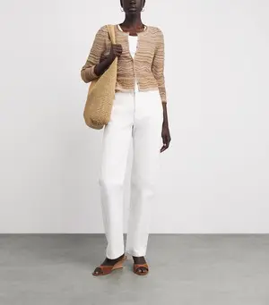Sandro Knitted Stripe Cardigan