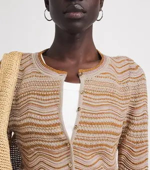 Sandro Knitted Stripe Cardigan