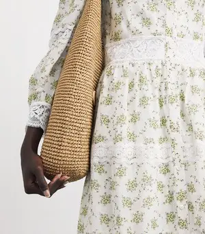 Sandro Lace Floral Midi Dress