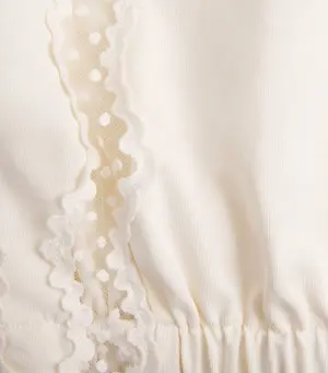 Sandro Cotton Lace Tank Top