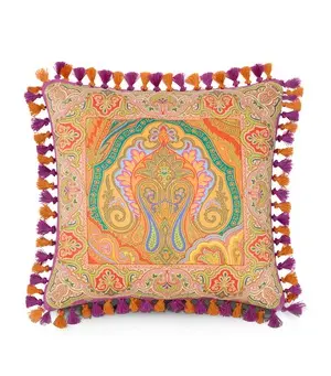 Etro Tassel-trim Hoa Cushion - Pink