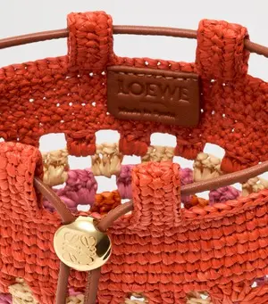 Loewe X Paula's Ibiza Crochet Pocket Patch Shoulder Bag