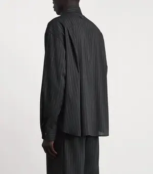WOOYOUNGMI Wool-blend Pinstripe Shirt