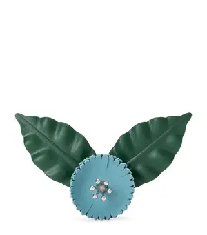 Leather Pins And Brooches