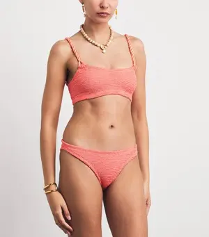 Hunza G Twisted-strap Phoebe Bikini - Orange