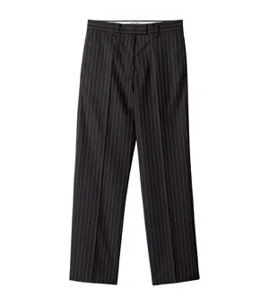 Miu Miu Wool Pinstripe Trousers