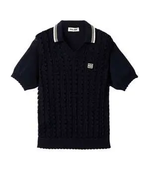 Miu Miu Cotton Polo Sweater
