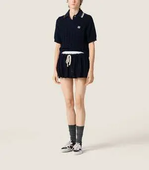 Miu Miu Cotton Polo Sweater
