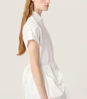 Miu Miu Cotton-linen Mini Dress