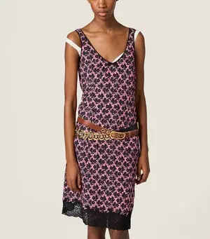 Miu Miu Floral Print Mini Dress
