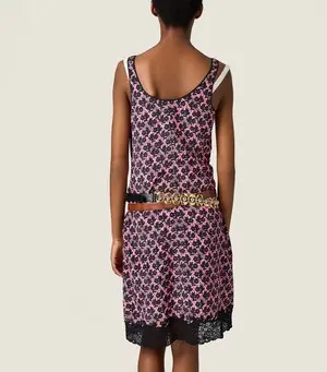 Miu Miu Floral Print Mini Dress