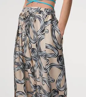 Loewe X Paula’s Ibiza Silk Trousers