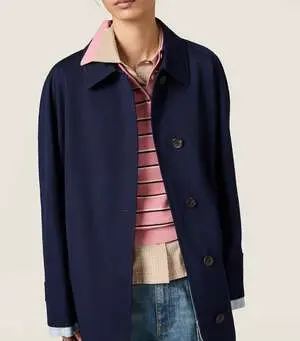 Miu Miu Stretch-cotton Striped Polo Shirt