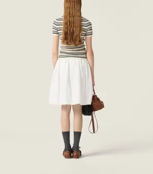 Miu Miu Striped Henley Top