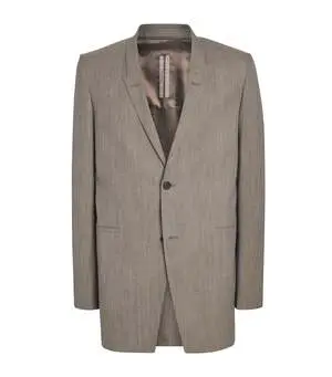 Rick Owens Wool Concordian Blazer