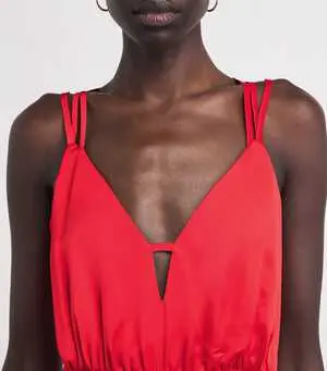 Sandro Asymmetric Maxi Dress