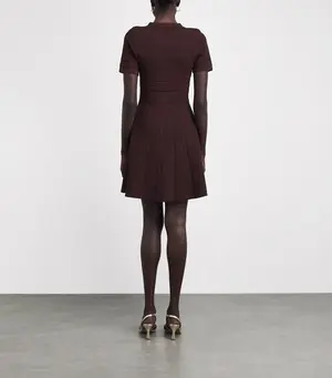Sandro Knitted Mini Dress - Brown
