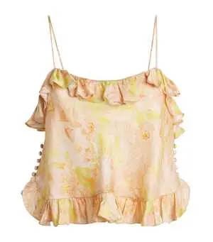 Sandro Ruffle Camis Tanks For Women