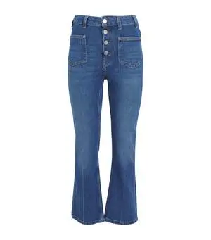 Maje Patch-pockets Flared Jeans
