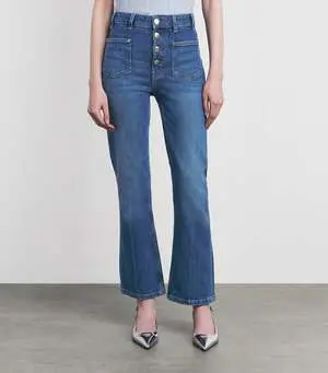 Maje Patch-pockets Flared Jeans