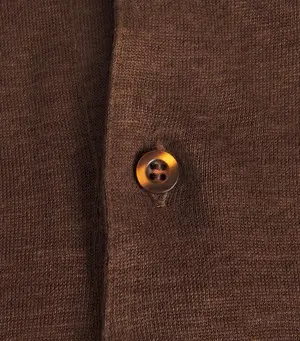 Sandro Linen Polo Shirt